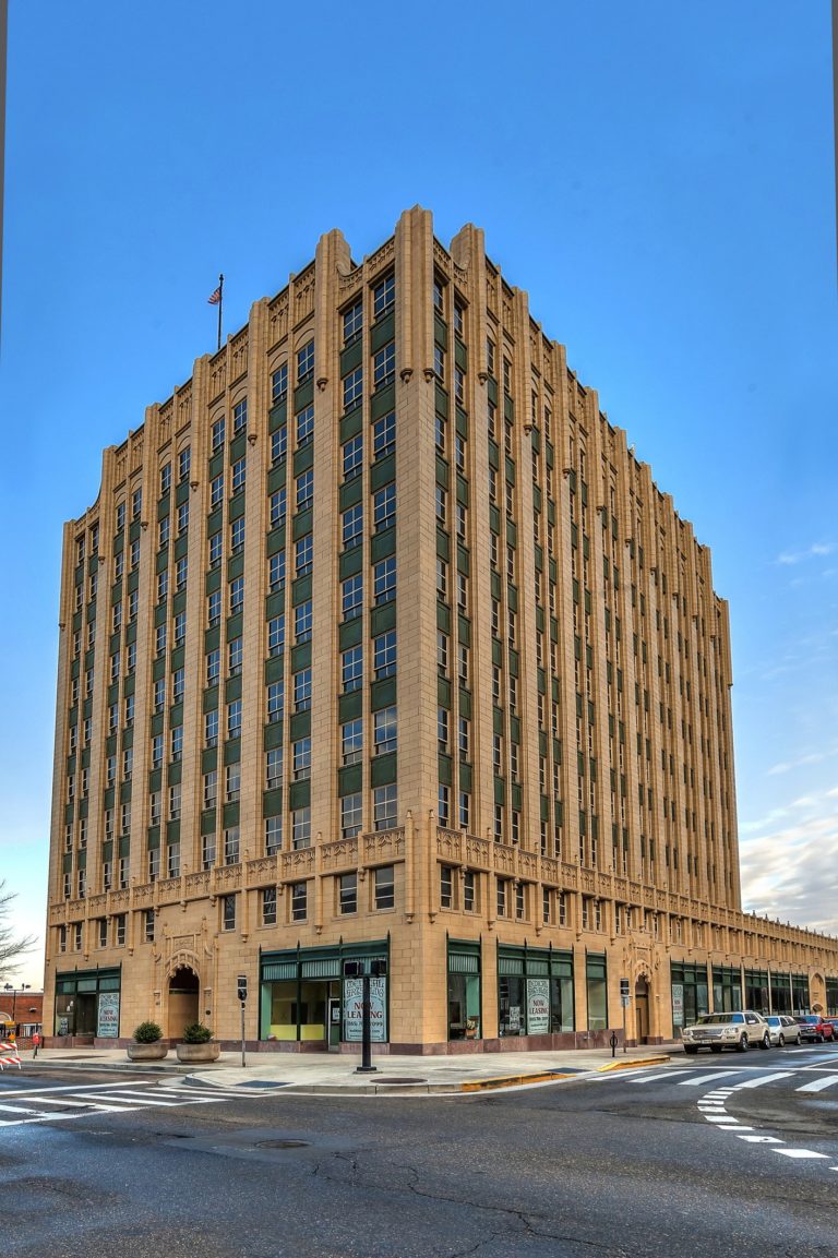 An interior view of the restoration of the Medical Arts Building ...